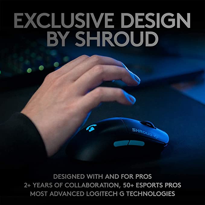 Logitech G PRO Wireless Gaming Mouse - Shroud Edition - Bit Home